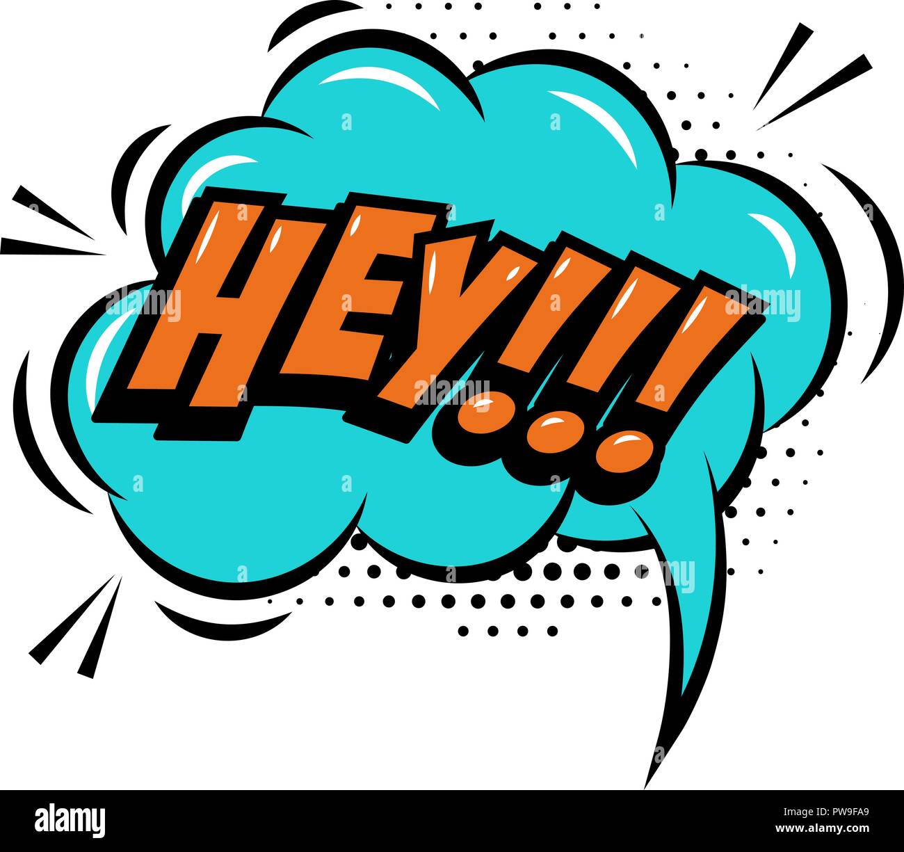 Hello hi greeting expression communication Stock Vector Images - Alamy
