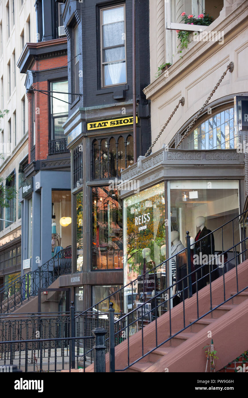 Newberry street boston hi-res stock photography and images - Alamy