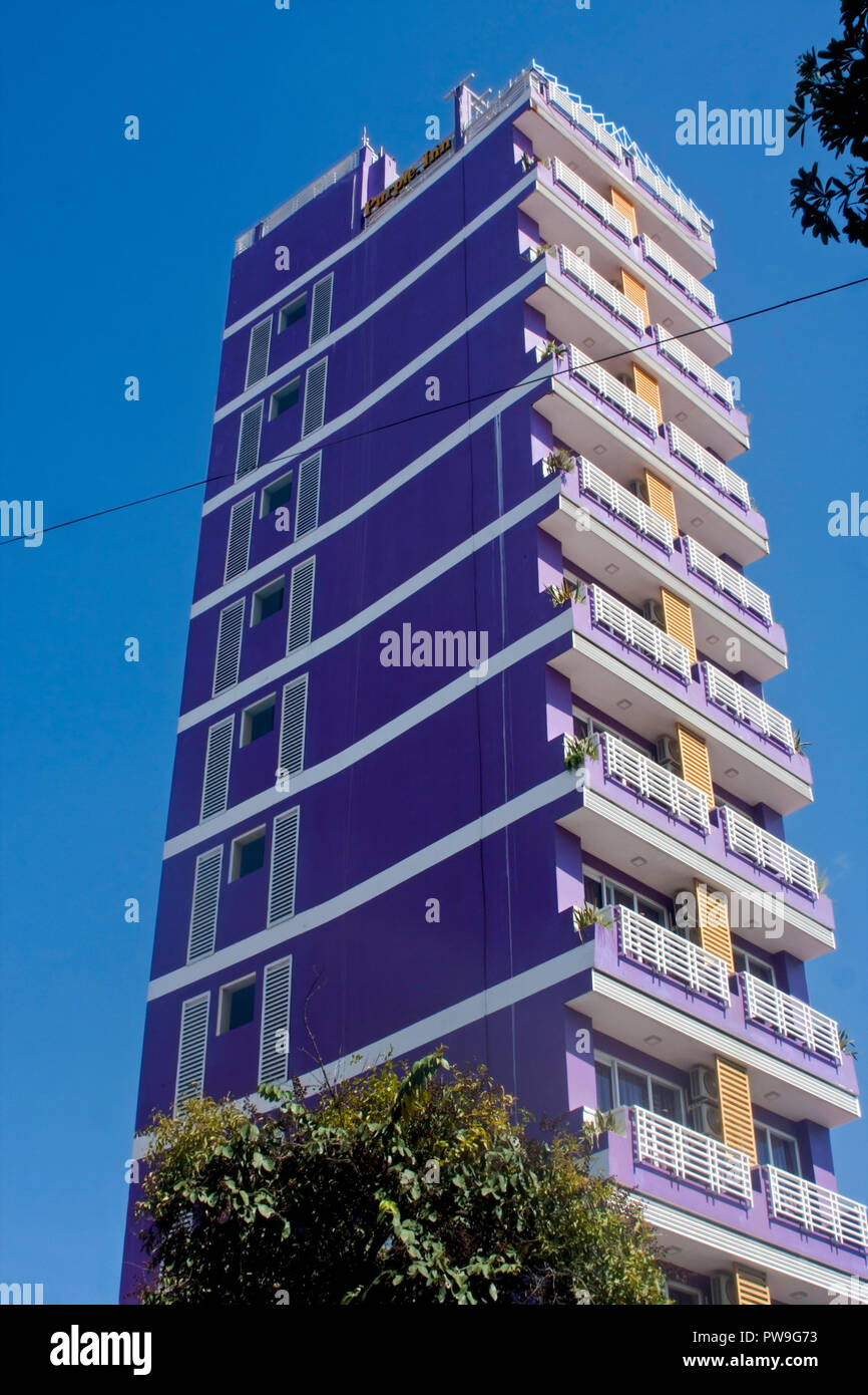 The modern Purple Inn apartment & condominium complex is is part of the ...