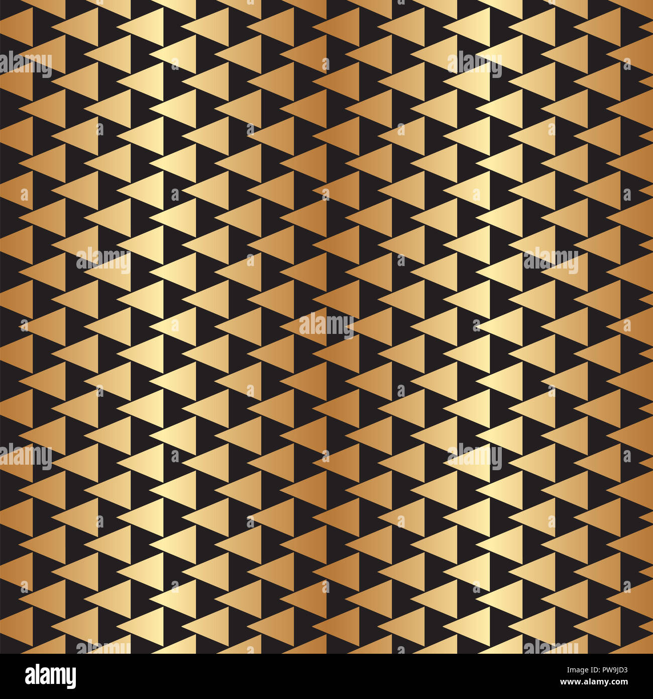 Gold triangle pattern wallpaper hi-res stock photography and images - Alamy
