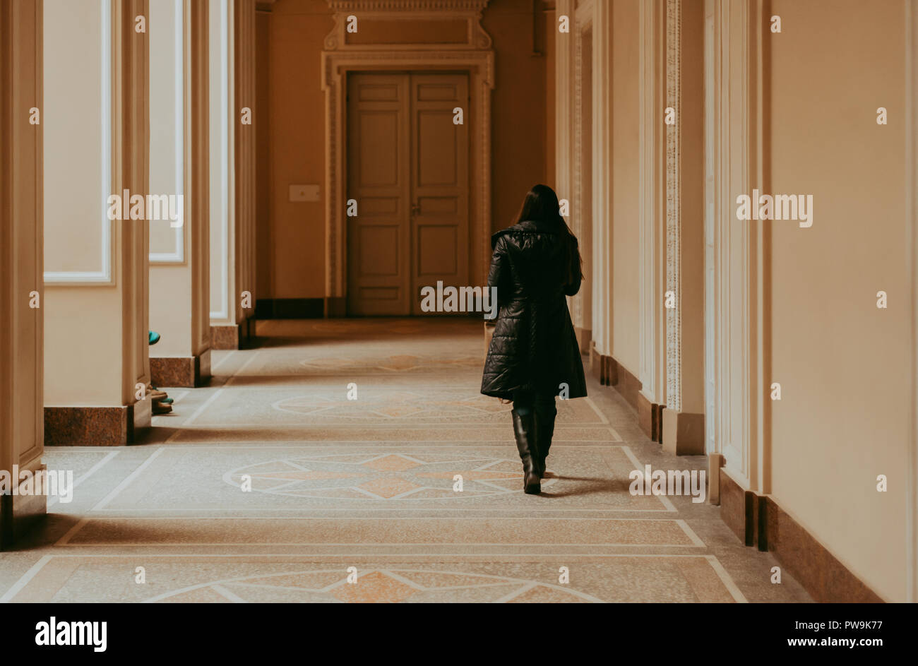 Bright corridor hi-res stock photography and images - Alamy