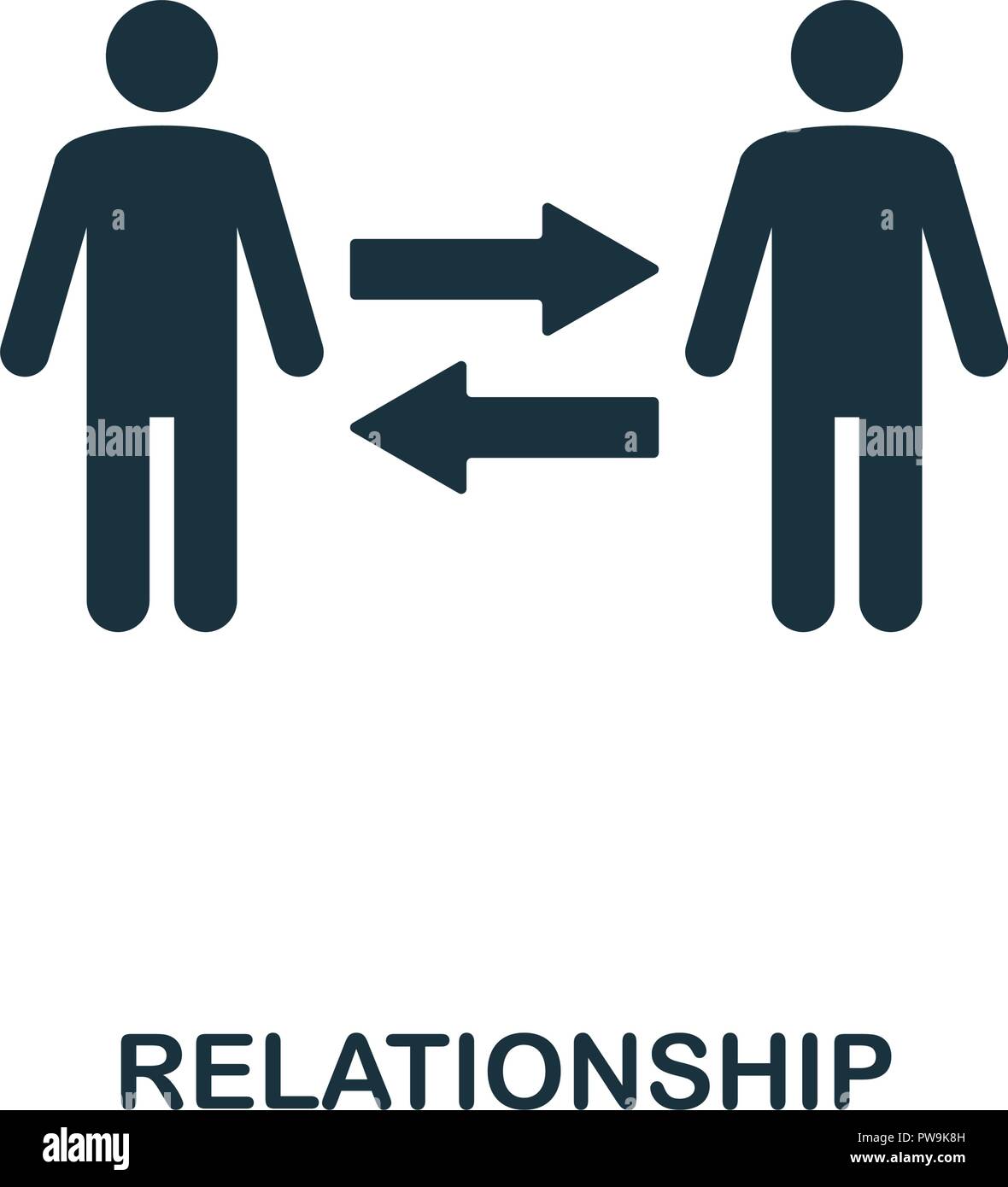 Relationship icon. Monochrome style design from business ethics ... Relationship icon. Monochrome style design from business ethics ...