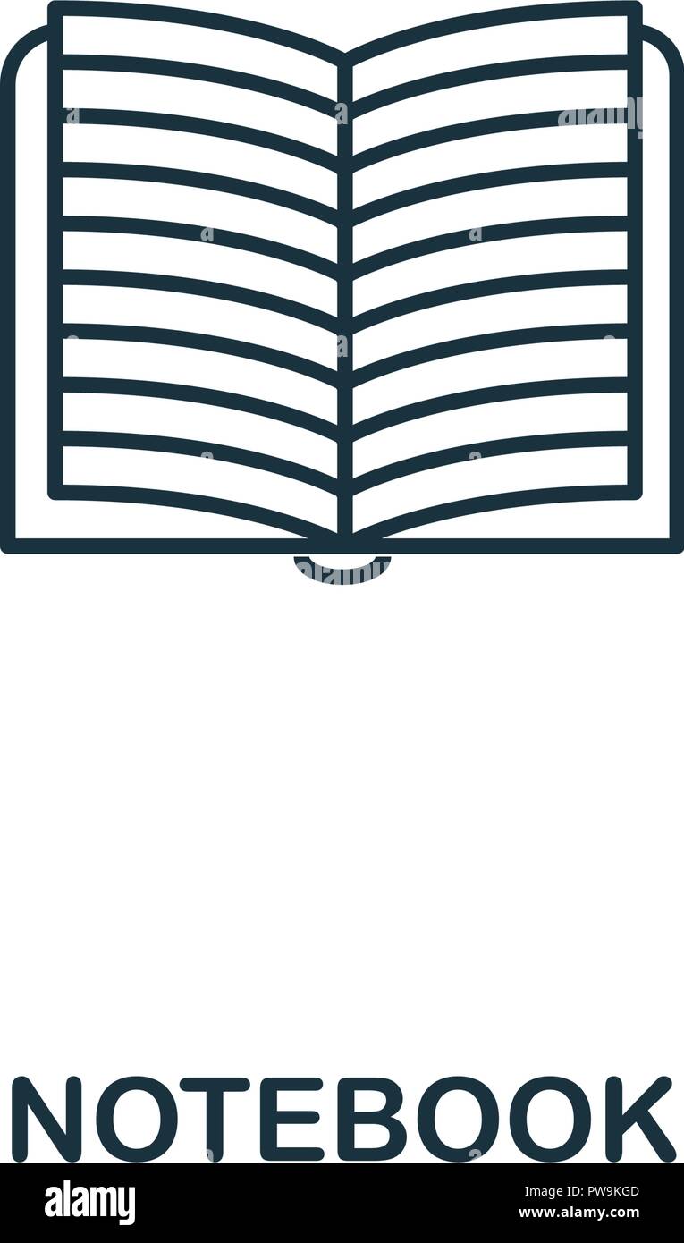 Notebook pencil sheet icon vector hi-res stock photography and images ...