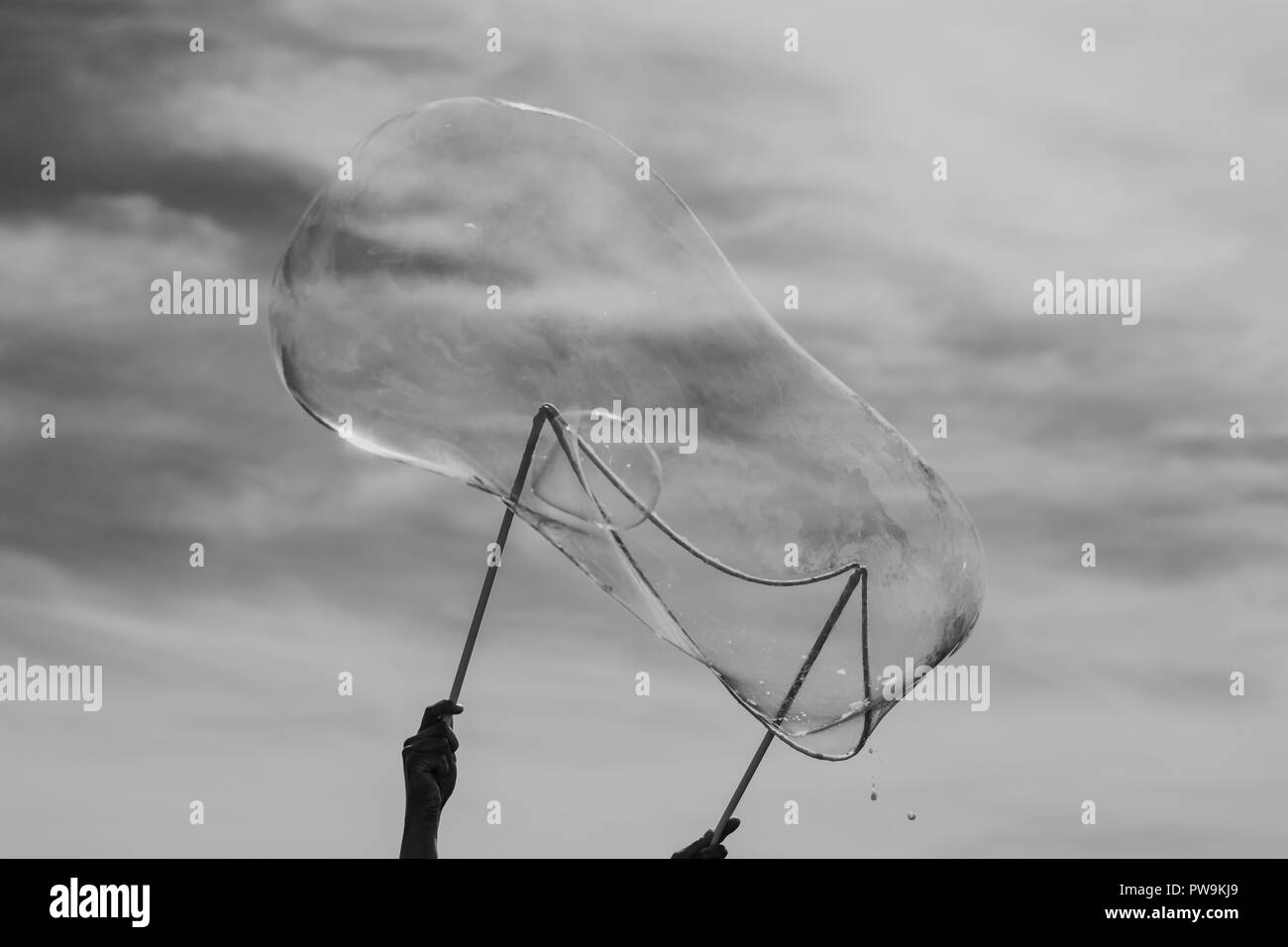 Big Soap Bubble Stock Photo - Alamy