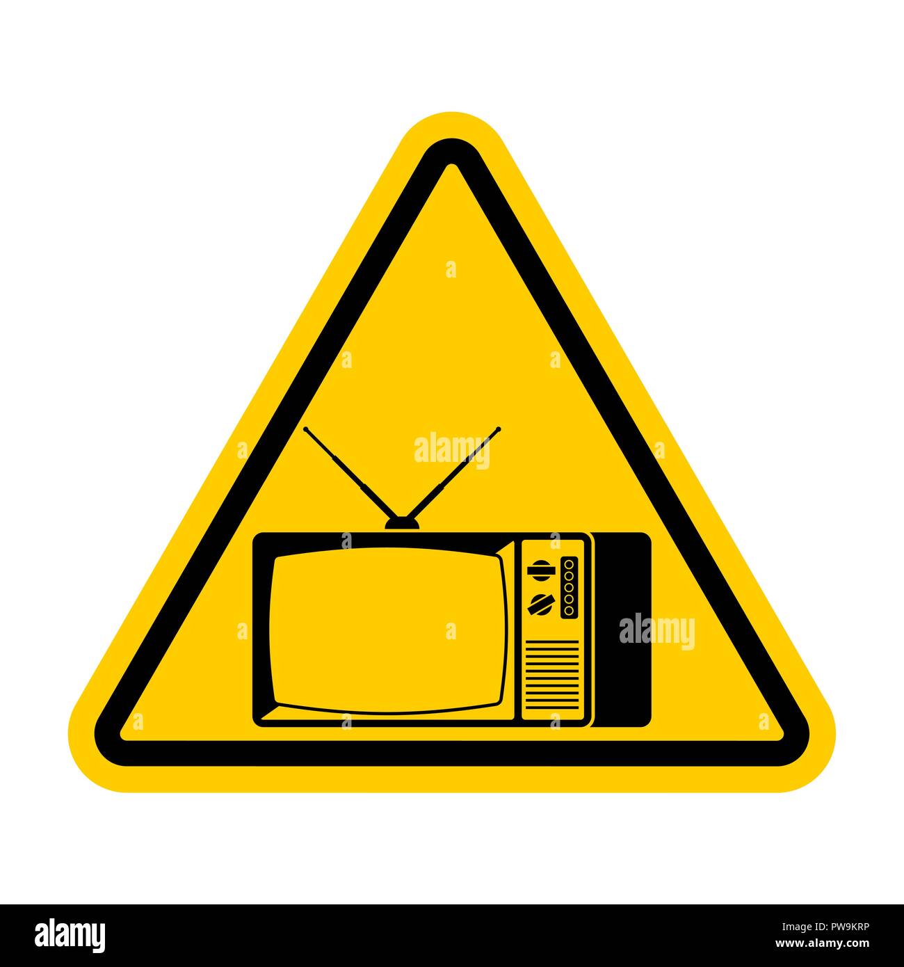 Visual road alert Cut Out Stock Images & Pictures - Alamy