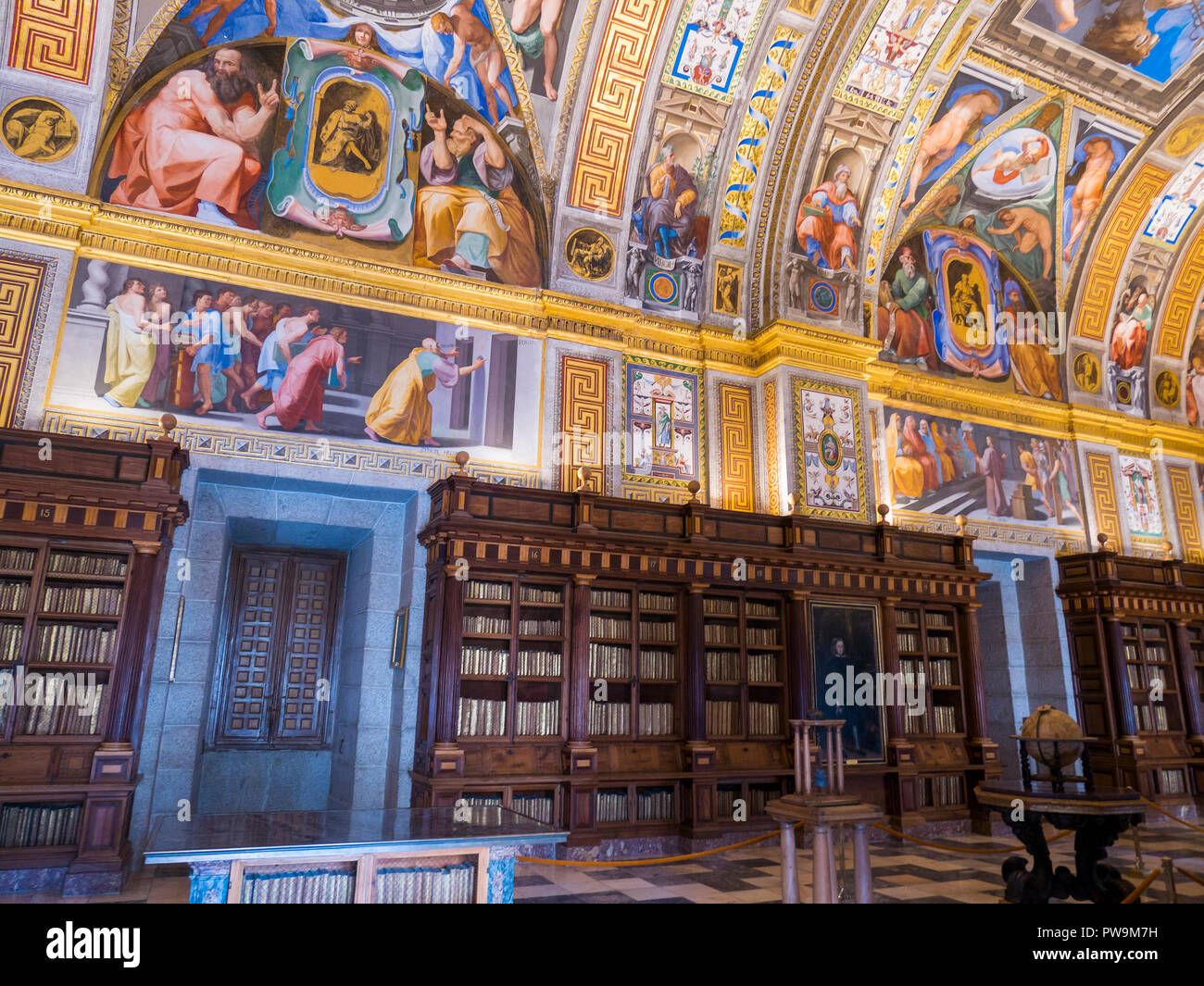Real Biblioteca del Monasterio de San Lorenzo de El Escorial. Madrid ...