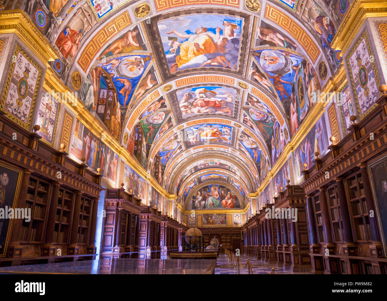 Real Biblioteca del Monasterio de San Lorenzo de El Escorial. Madrid ...