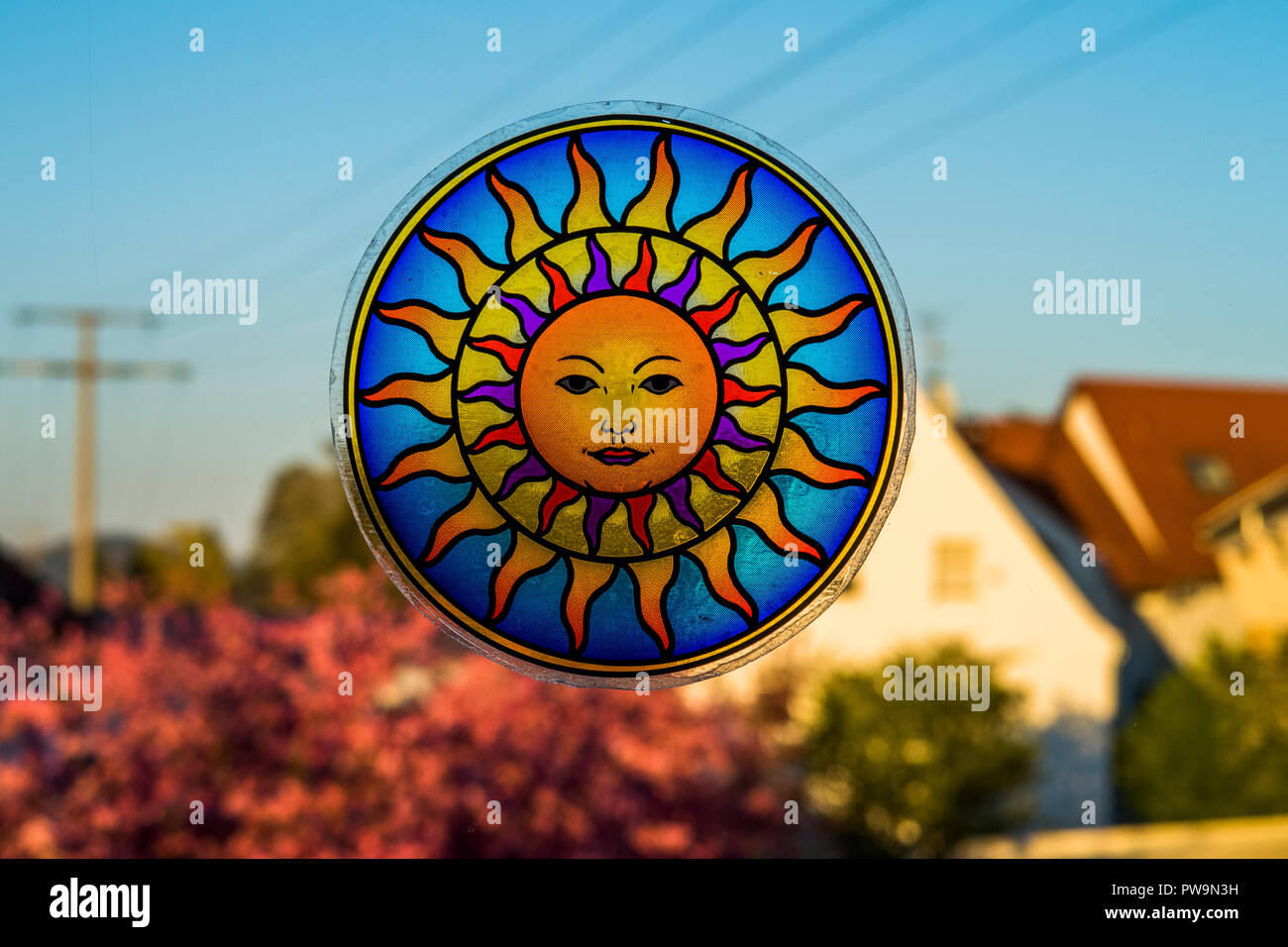 Sun sticker hi-res stock photography and images - Alamy