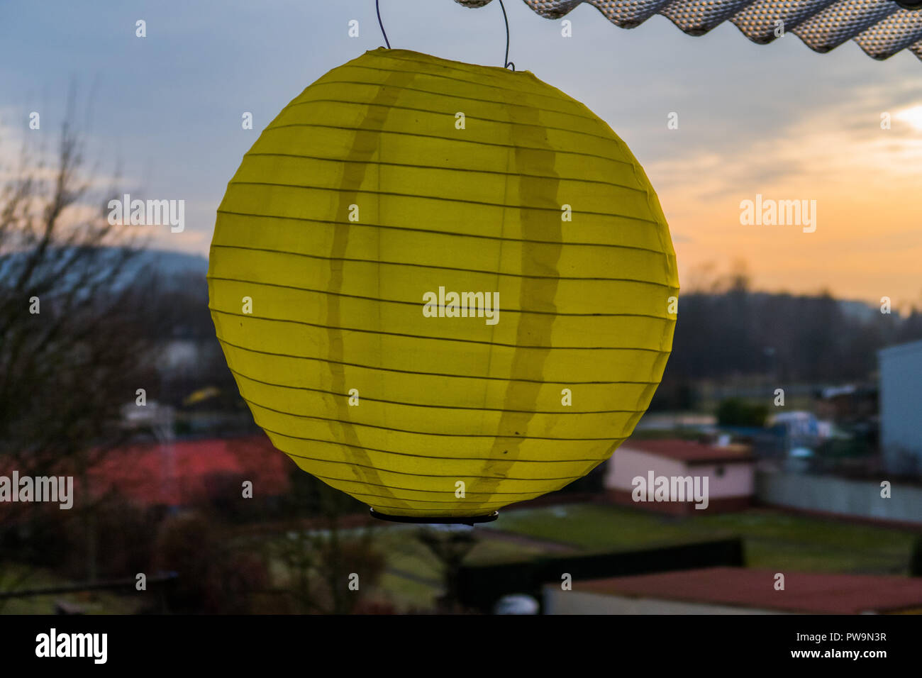 Hanging paper lantern hi-res stock photography and images - Alamy