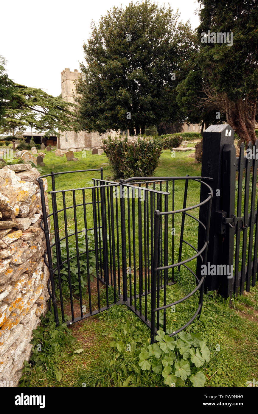 Cast iron rotary gate Stock Photo - Alamy