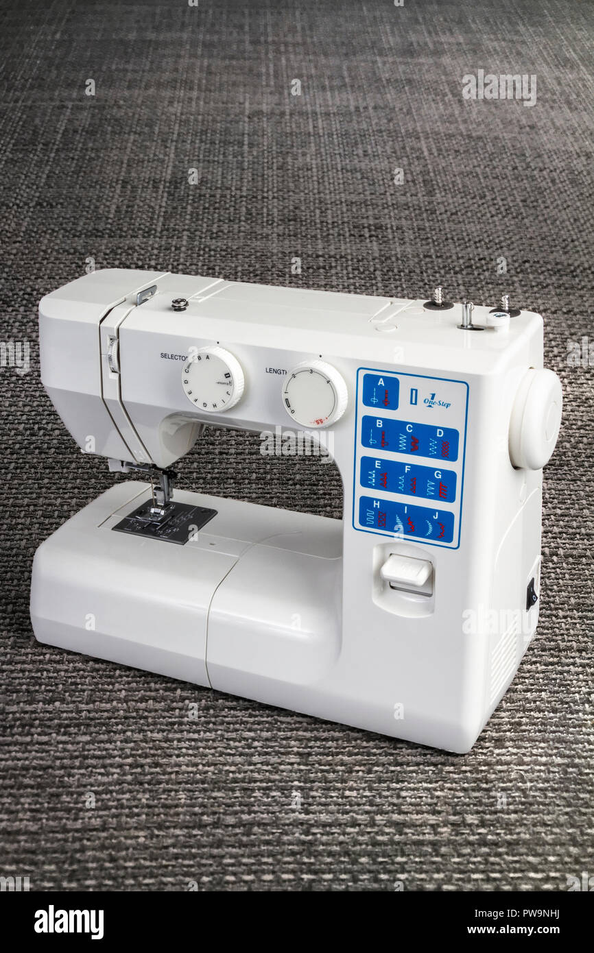 Electric sewing machine Stock Photo - Alamy