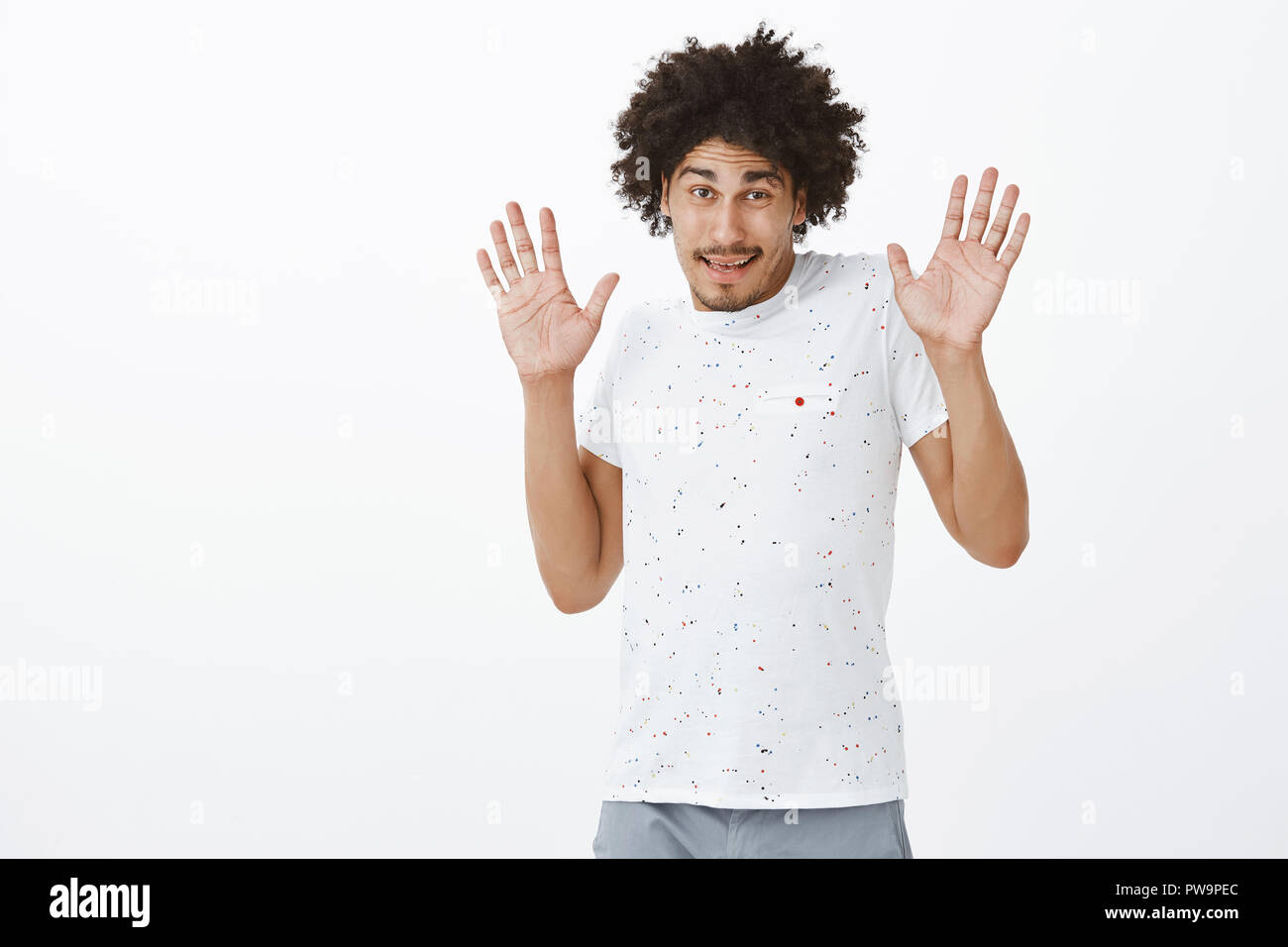 Stooping man hi-res stock photography and images - Alamy