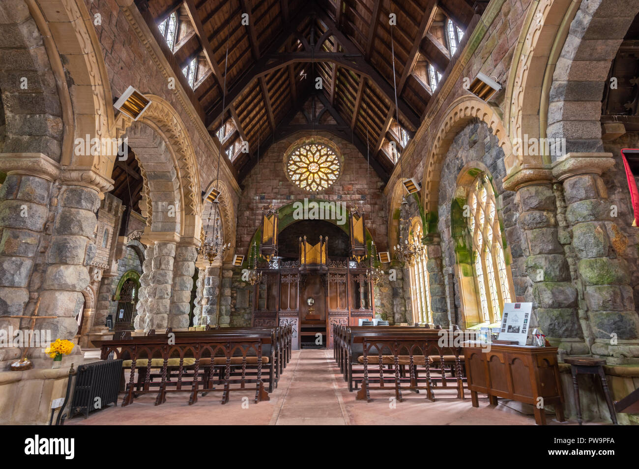 Saint Conan's Kirk, Loch Awe, Scotland Stock Photo - Alamy