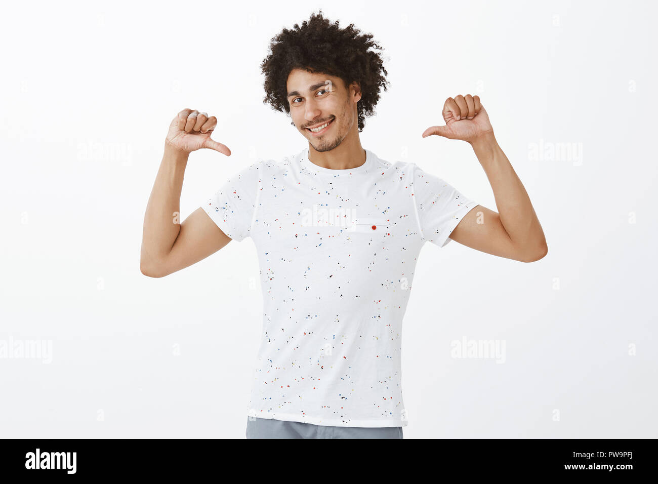 Yeah it is me. Good-looking self-assured friendly and happy male ...