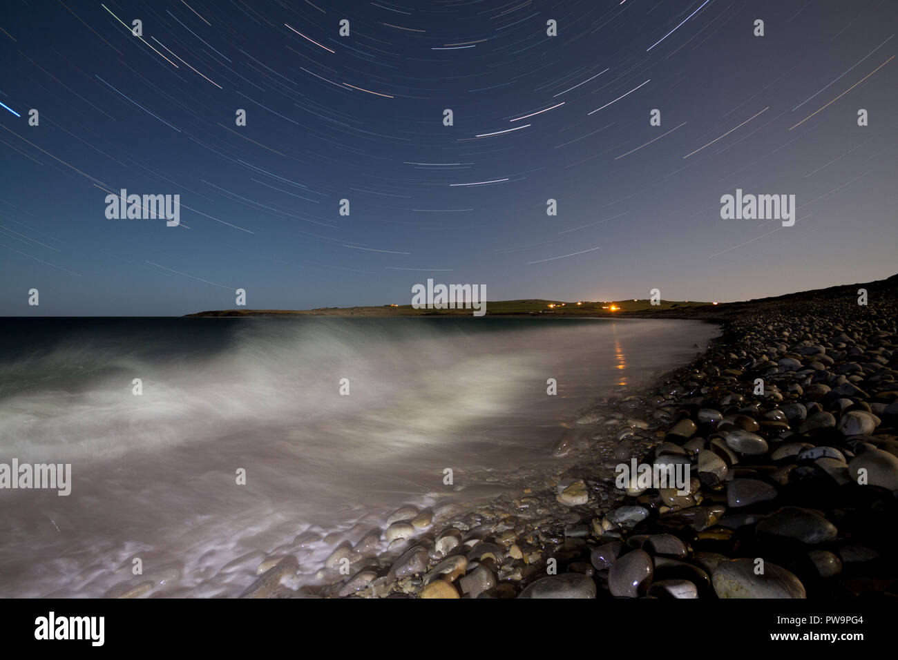 Stars sky coastline beach hi-res stock photography and images - Alamy