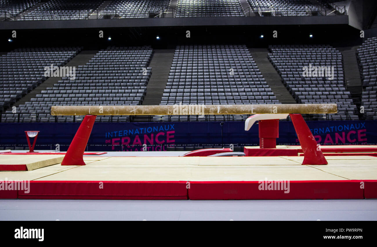 Gymnastic equipment in a gymnastic arena Stock Photo - Alamy