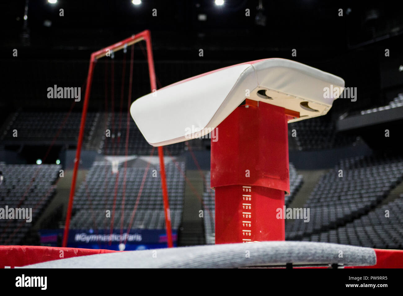 Gymnastic equipment in a gymnastic arena Stock Photo - Alamy