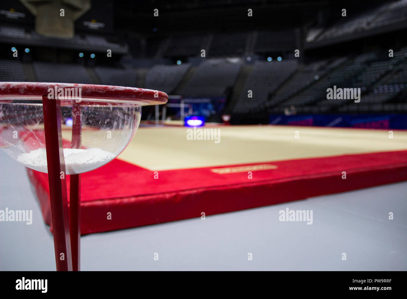 Gymnastic equipment in a gymnastic arena Stock Photo - Alamy