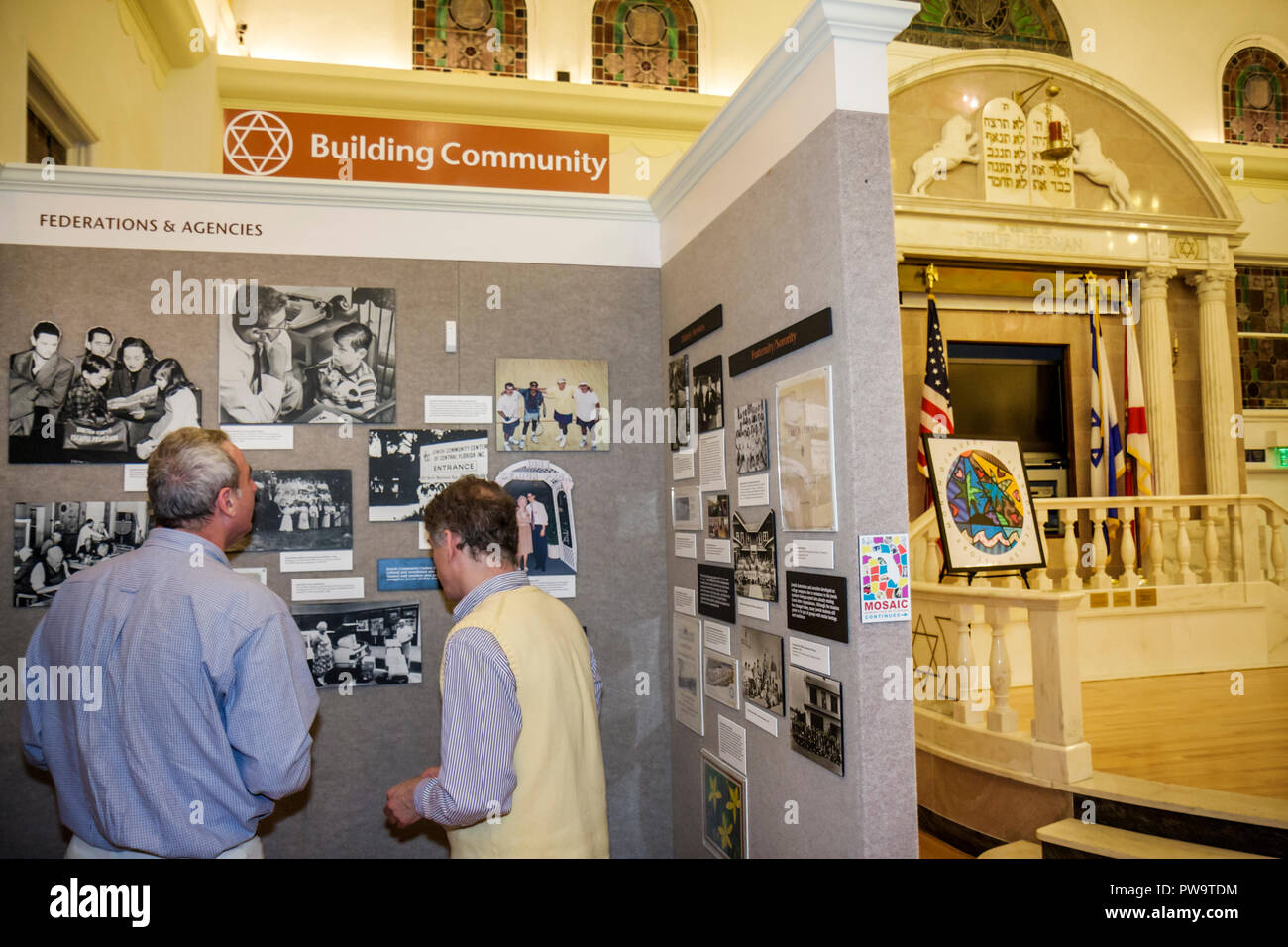 Miami Beach Florida,Jewish Museum of Florida,man men male adult adults ...