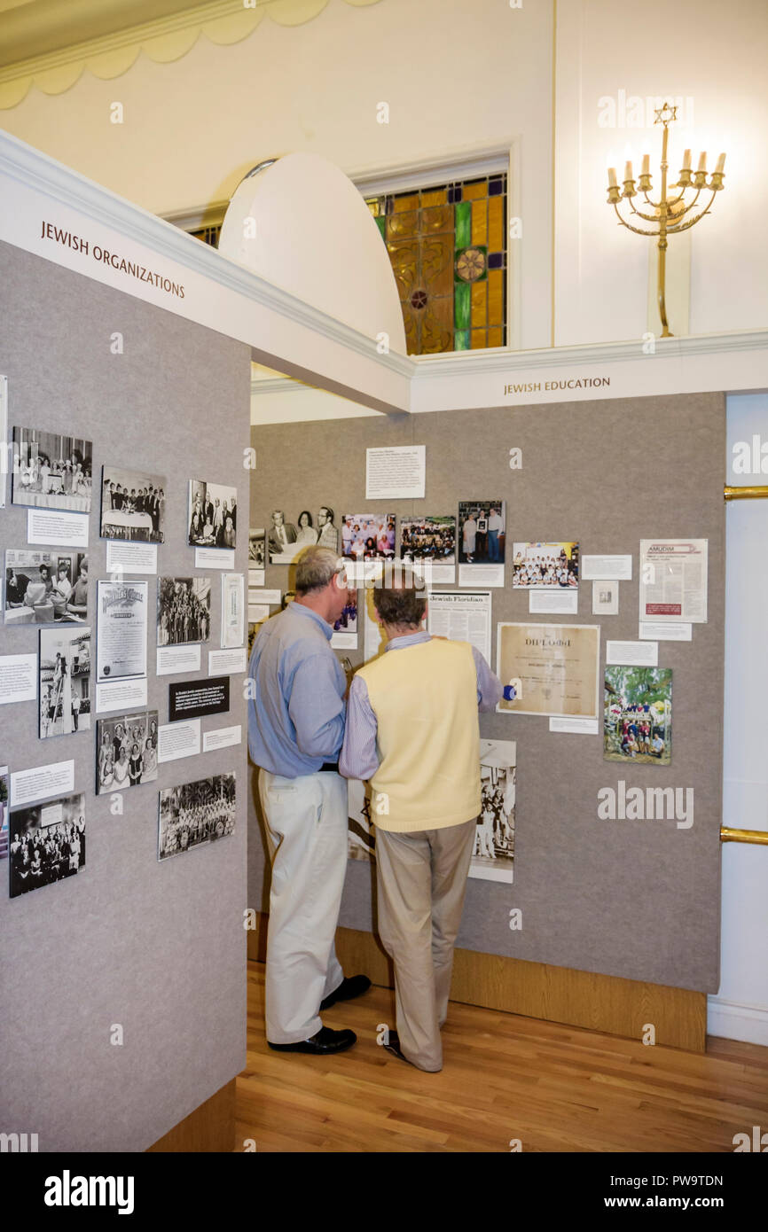 Miami Beach Florida,Jewish Museum of Florida,man men male adult adults ...
