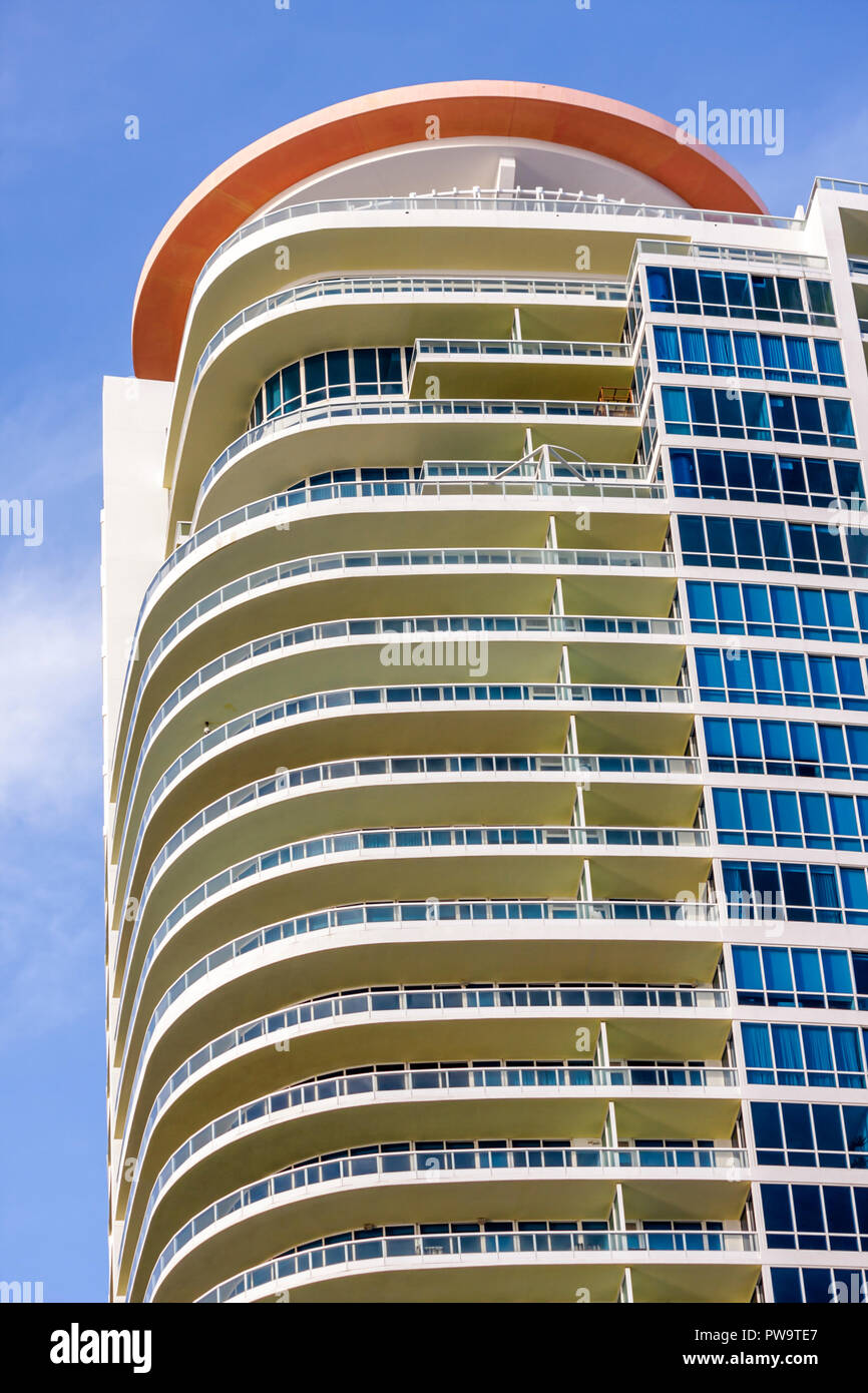 Miami Beach Florida,coastline,seashore,Continuum,high rise skyscraper ...