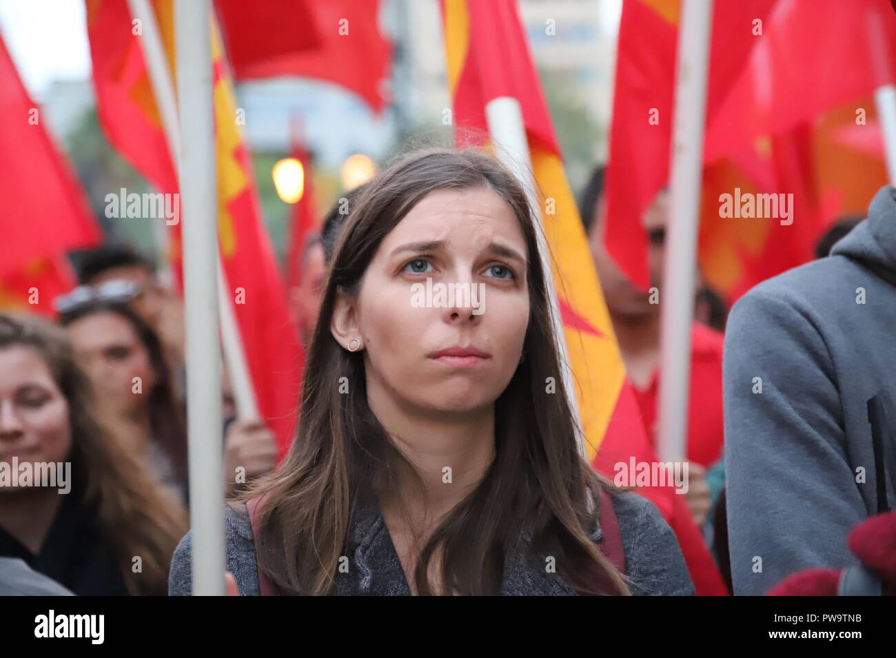 Athens, Greece. 13th Oct, 2018. Greek Communist Party commemorates with ...