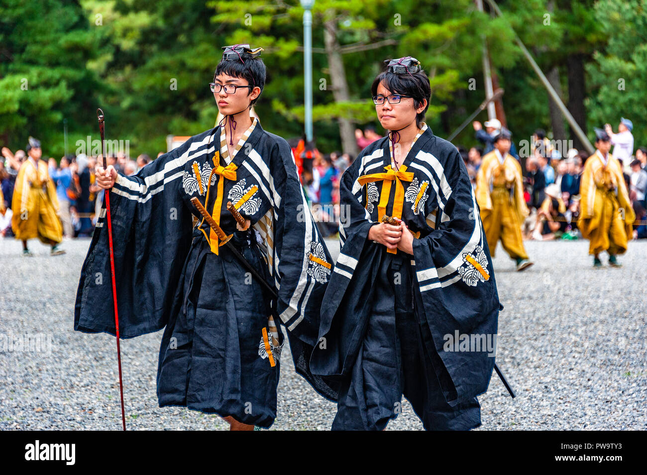Kyoto, Japan - October 22, 2016: Festival of The Ages, an ancient and ...