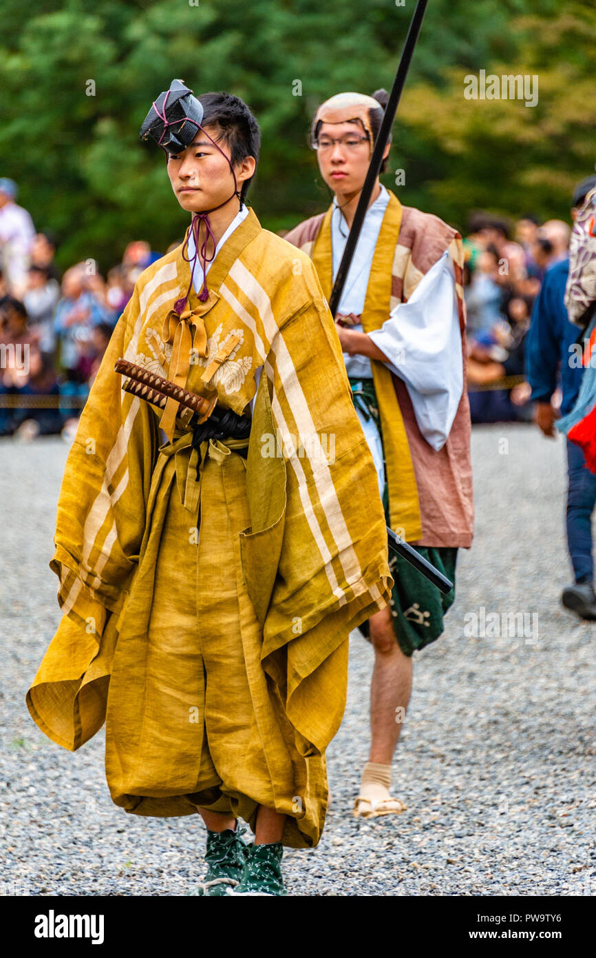 Kyoto, Japan - October 22, 2016: Festival of The Ages, an ancient and ...