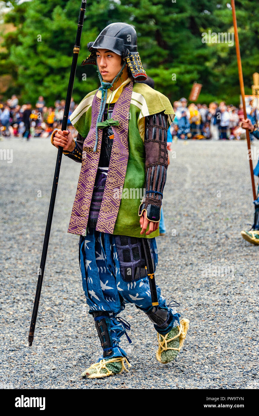 Kyoto, Japan - October 22, 2016: Festival of The Ages, an ancient and ...