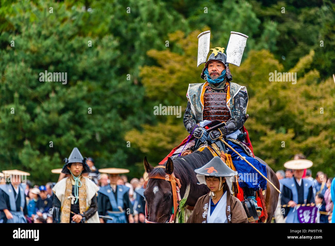 Kyoto, Japan - October 22, 2016: Festival of The Ages, an ancient and ...