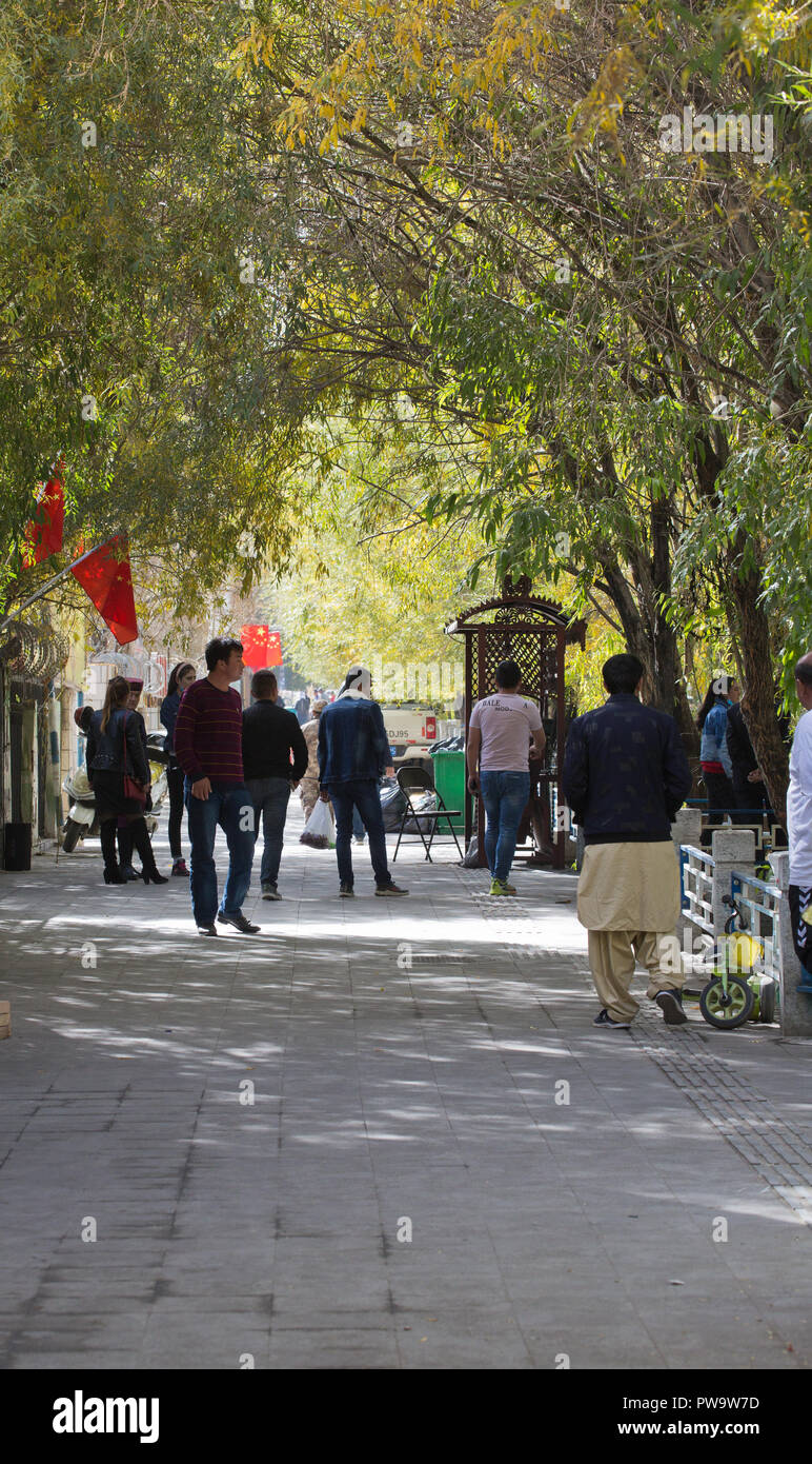 Local People in National dress in Tashkurgan Stock Photo - Alamy