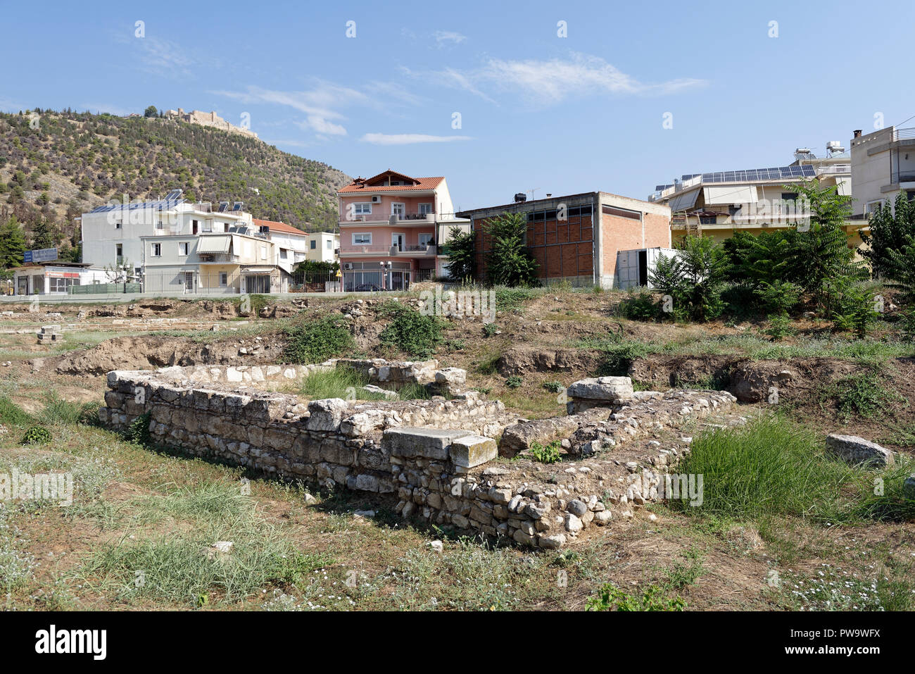A Hellenistic monumental pedestal which a small temple was built upon ...