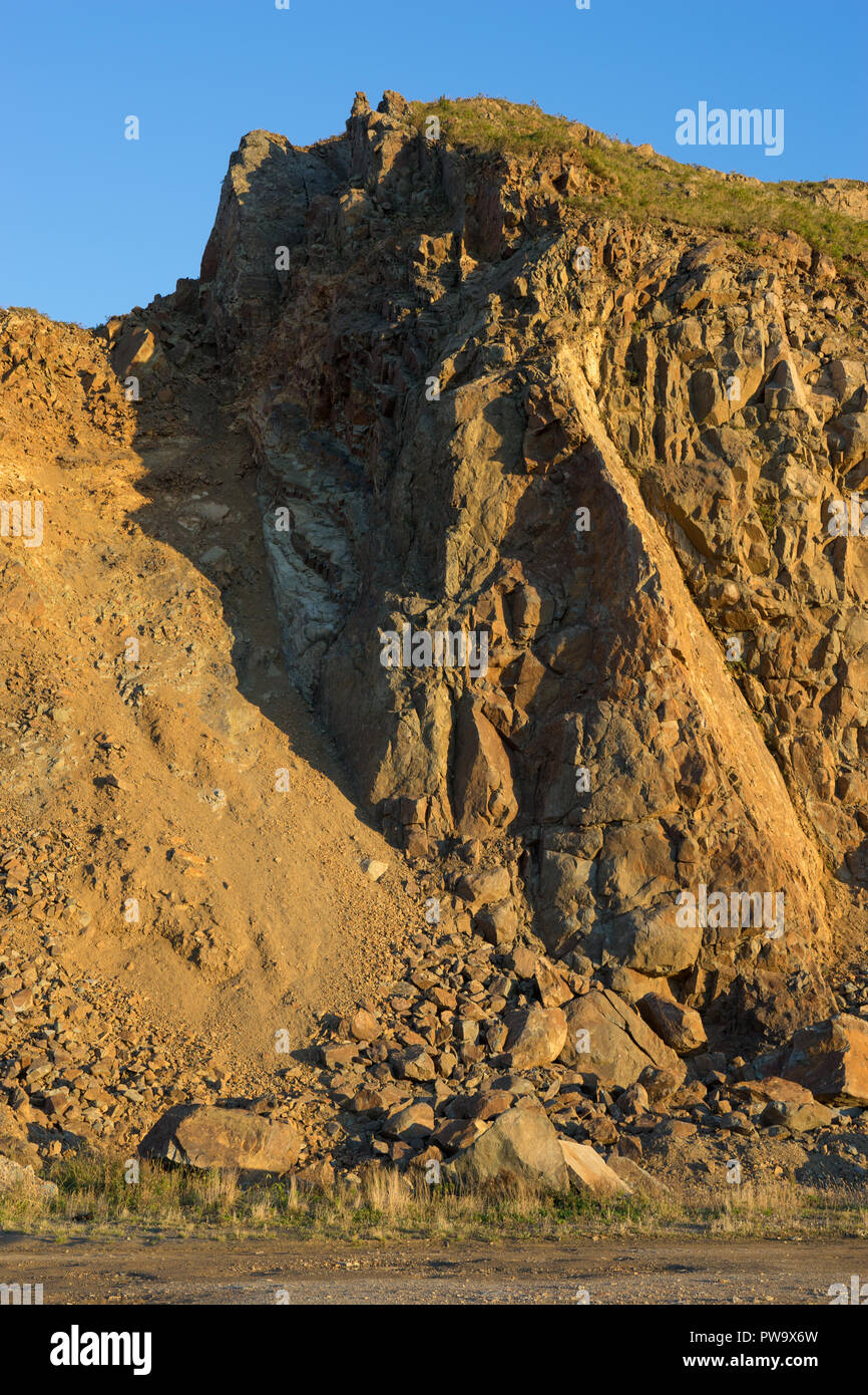 Natural landscape with rocks and rocky surface. For design and ...