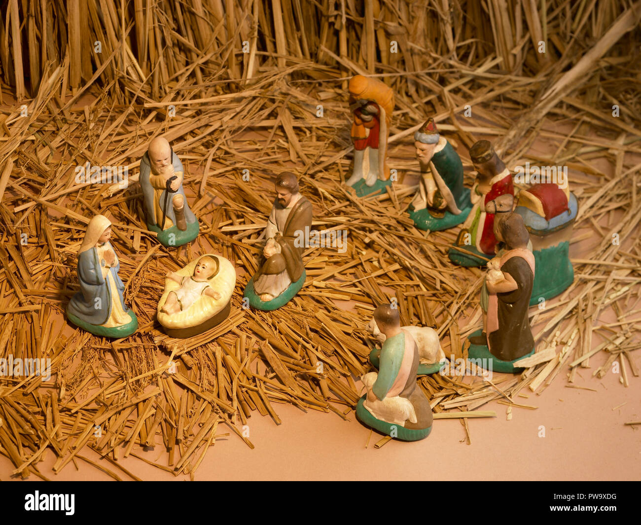 A STILL LIFE SHOWING THE BIRTH OF JESUS CHRIST Stock Photo - Alamy