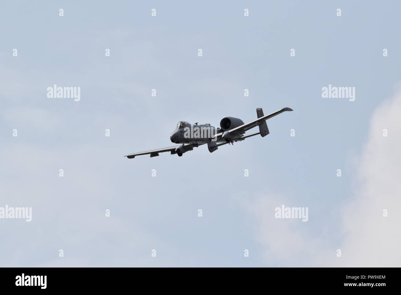 The Fairchild Republic A-10 Thunderbolt II "Warthog" is a ground attack ...