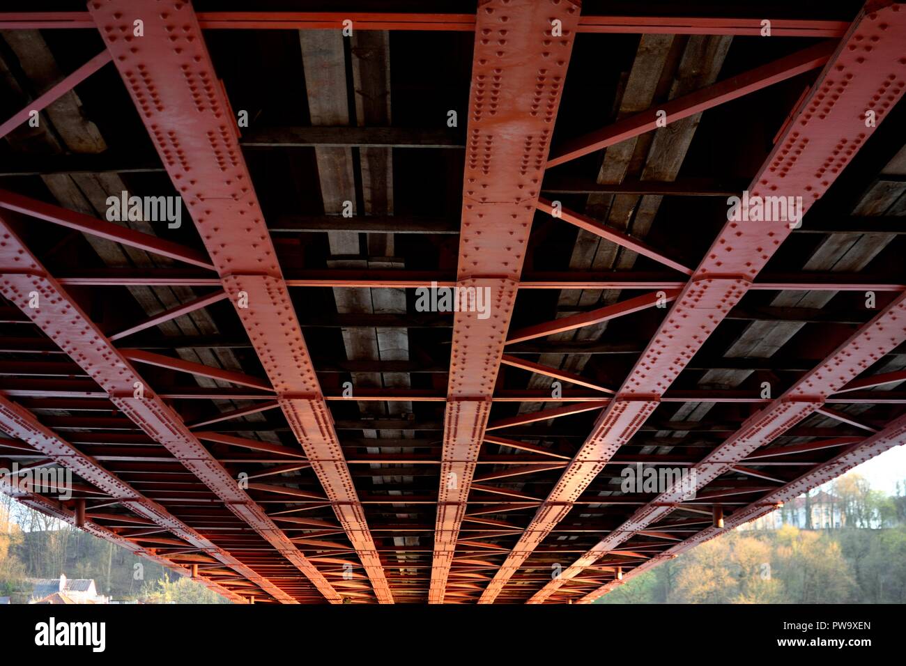Under the bridge Stock Photo - Alamy