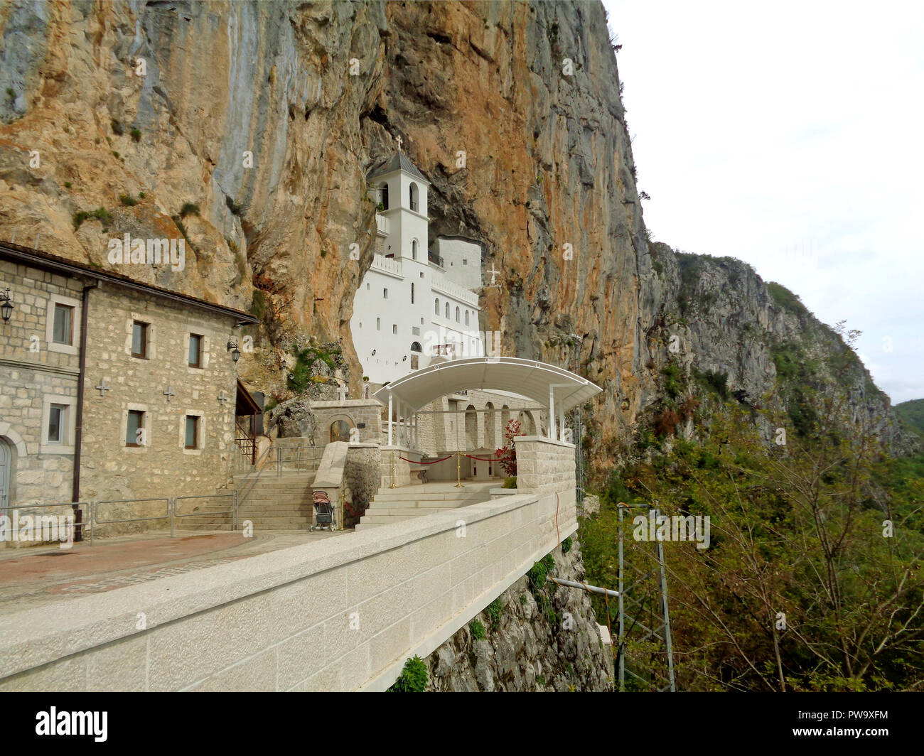 The Monastery of Ostrog, Incredible Sacred Place in the Cliff, Niksic ...