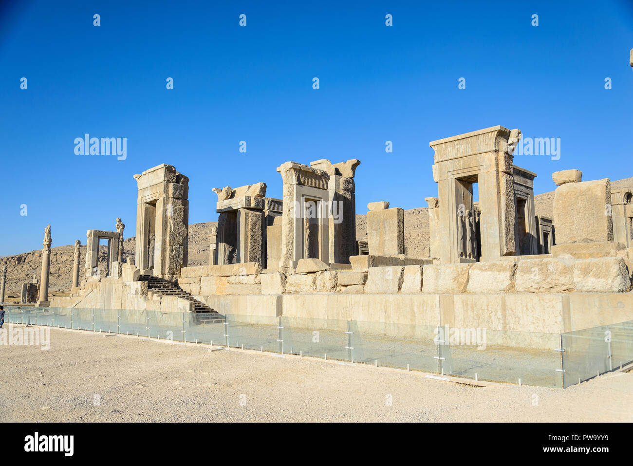 ancient ruins of Persepolis around Shiraz in Iran - UNESCO world ...