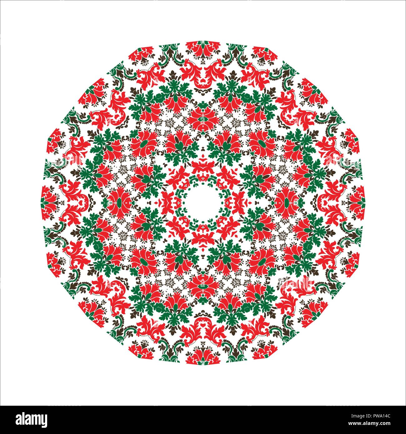 Luxury mandala decorative card Cut Out Stock Images & Pictures - Alamy