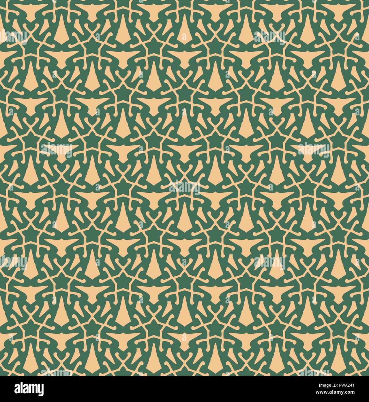 Abstract seamless ornament pattern. Vector illustration Stock Vector ...