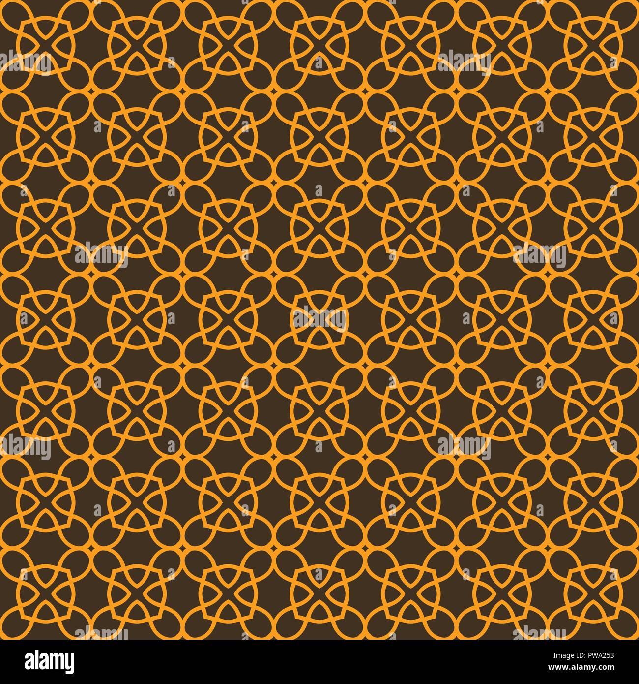 Seamless linear pattern with crossing curved lines and scrolls ornament ...