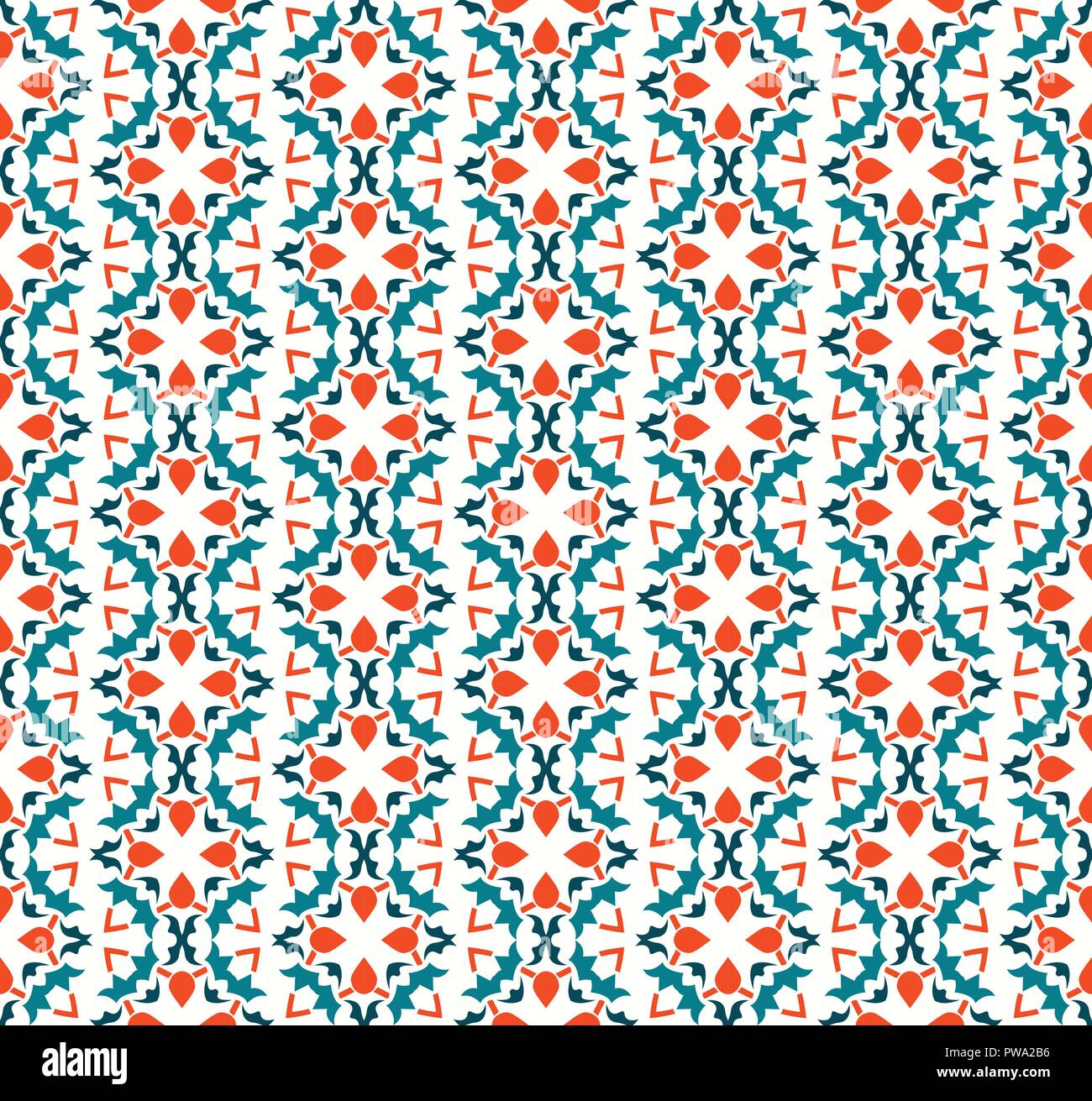 Abstract seamless ornament pattern. Vector illustration Stock Vector ...
