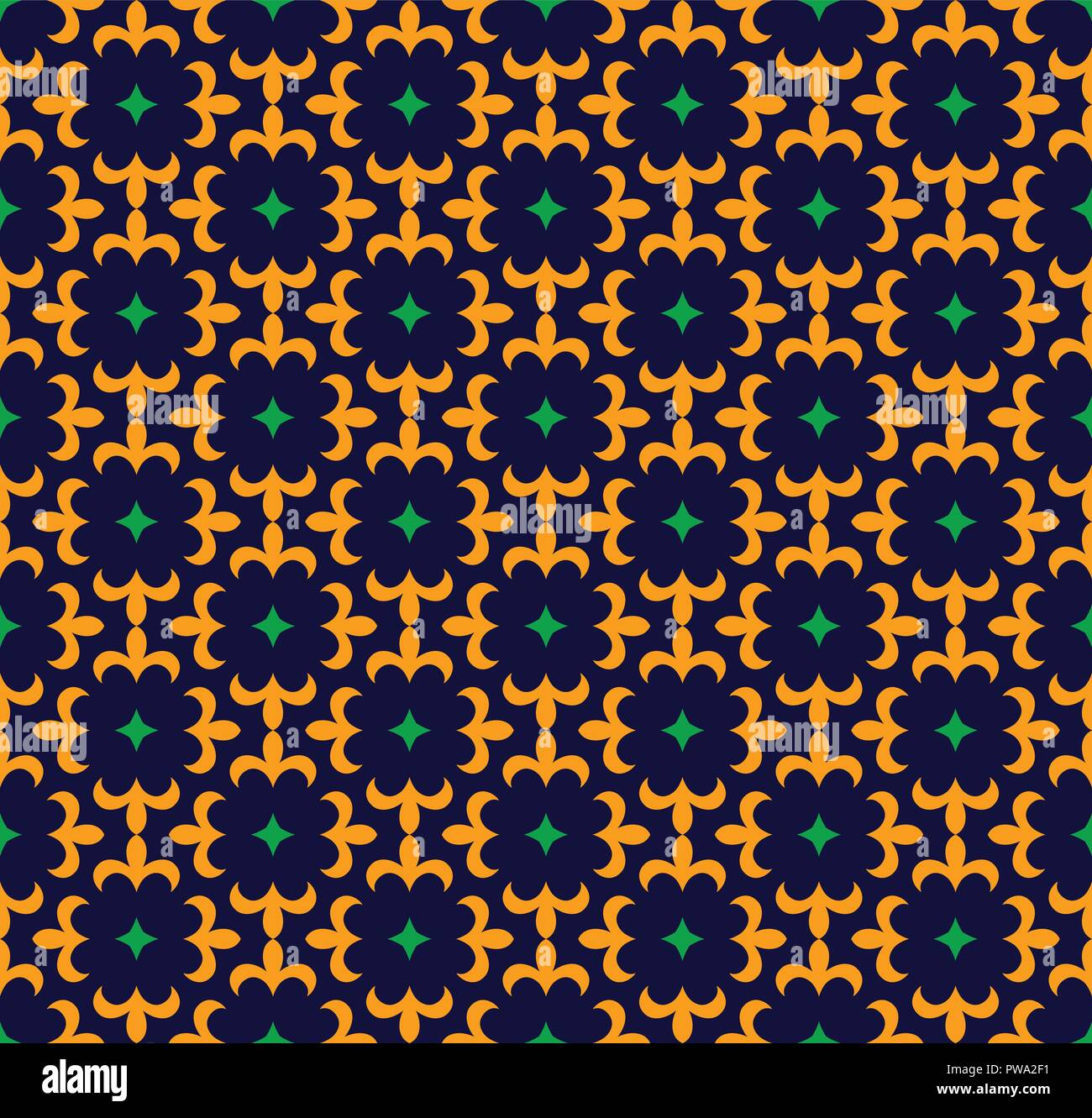 Abstract seamless ornament pattern. Vector illustration Stock Vector ...