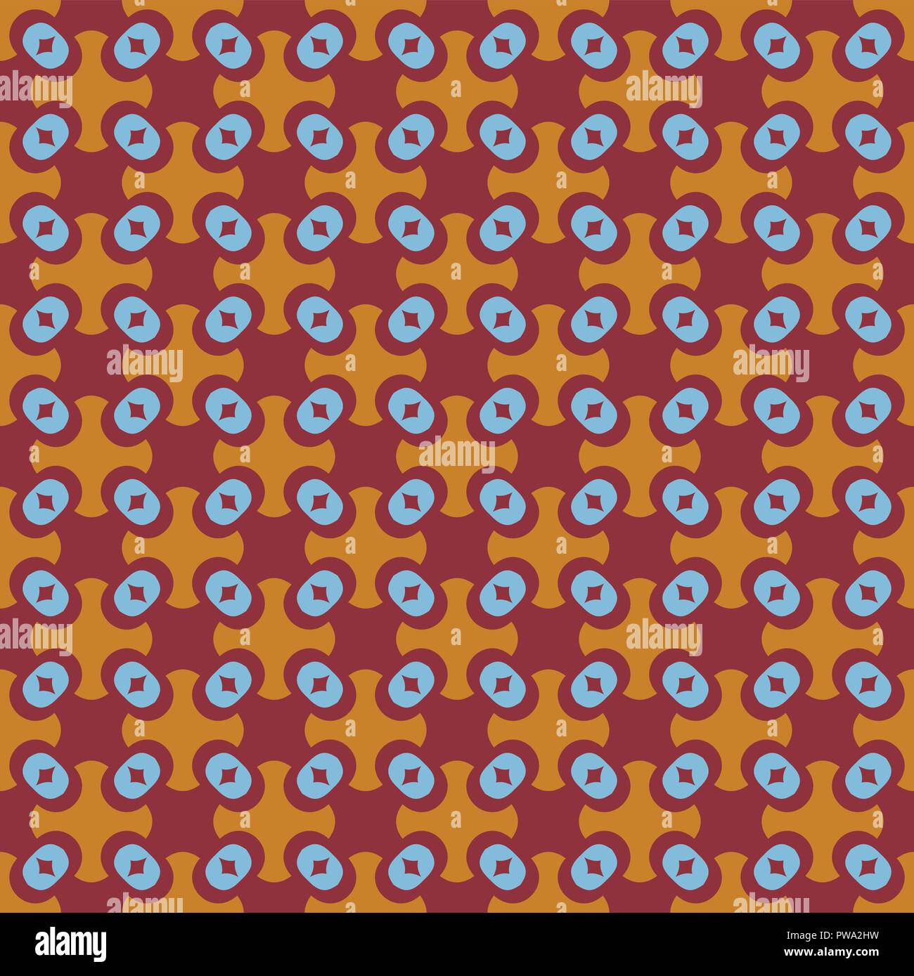 Abstract seamless ornament pattern. Vector illustration Stock Vector ...