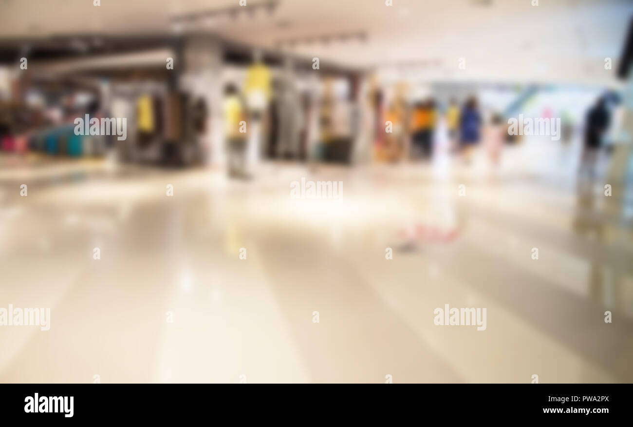 blur of shopping mall Stock Photo - Alamy
