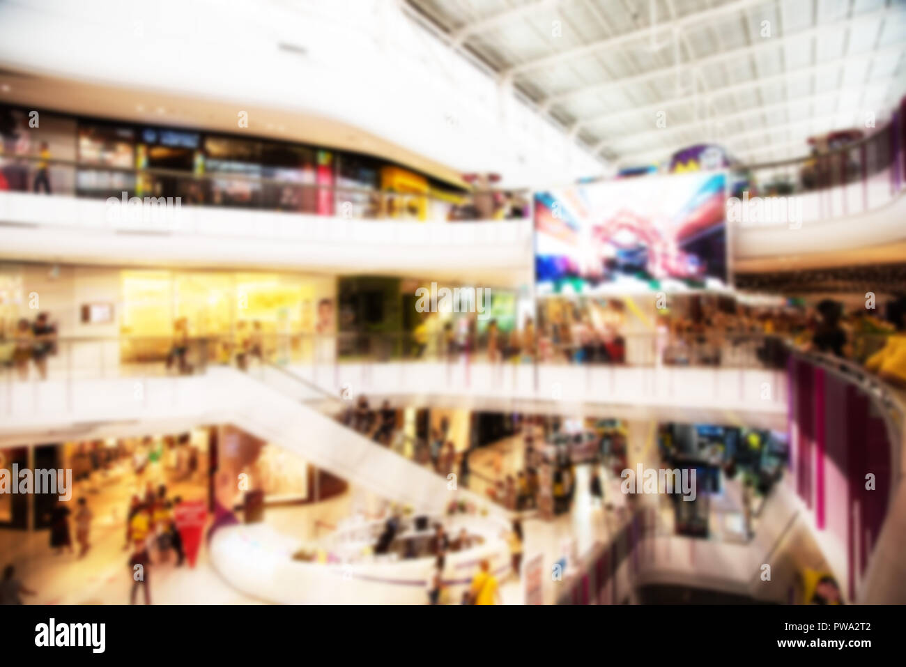 blur of shopping mall Stock Photo - Alamy