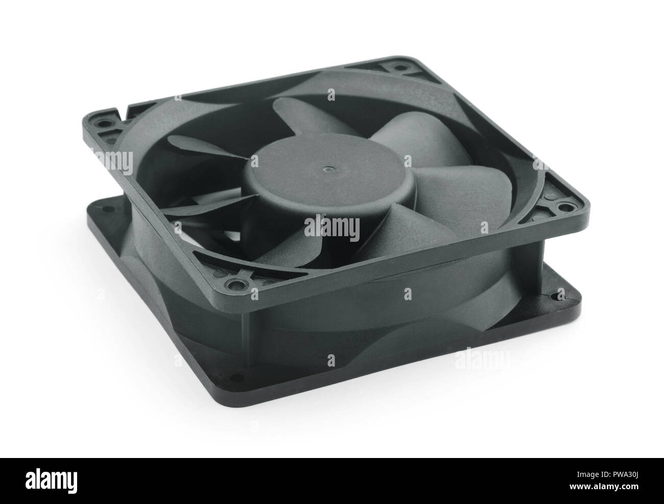 Computer fan isolated on white background Stock Photo - Alamy