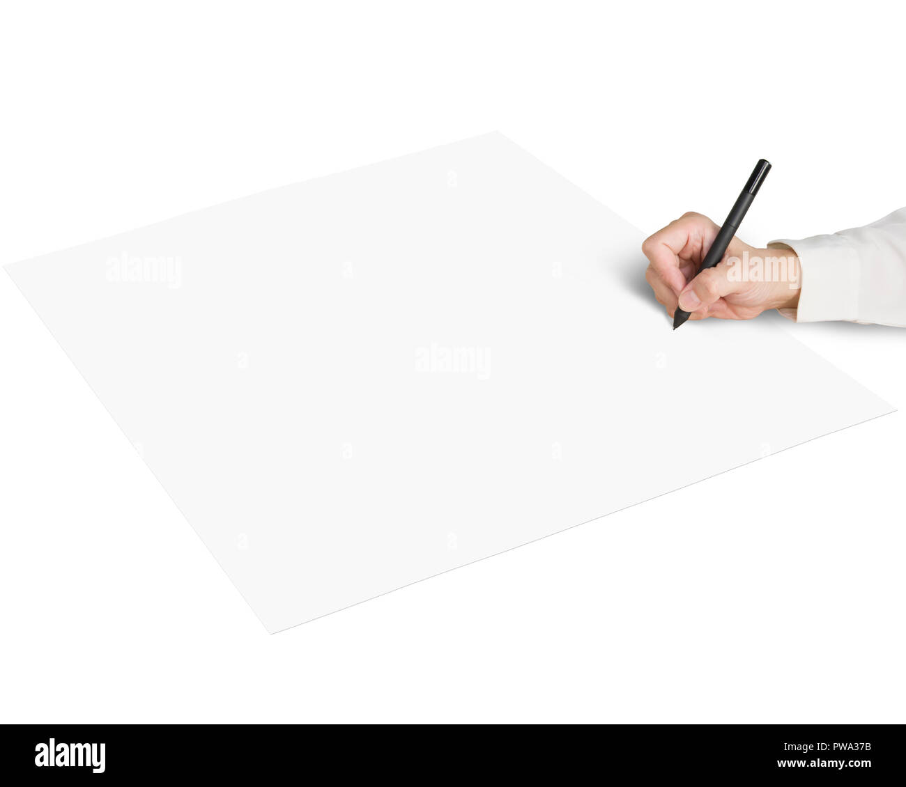 Man hand writing memorial hi-res stock photography and images - Alamy