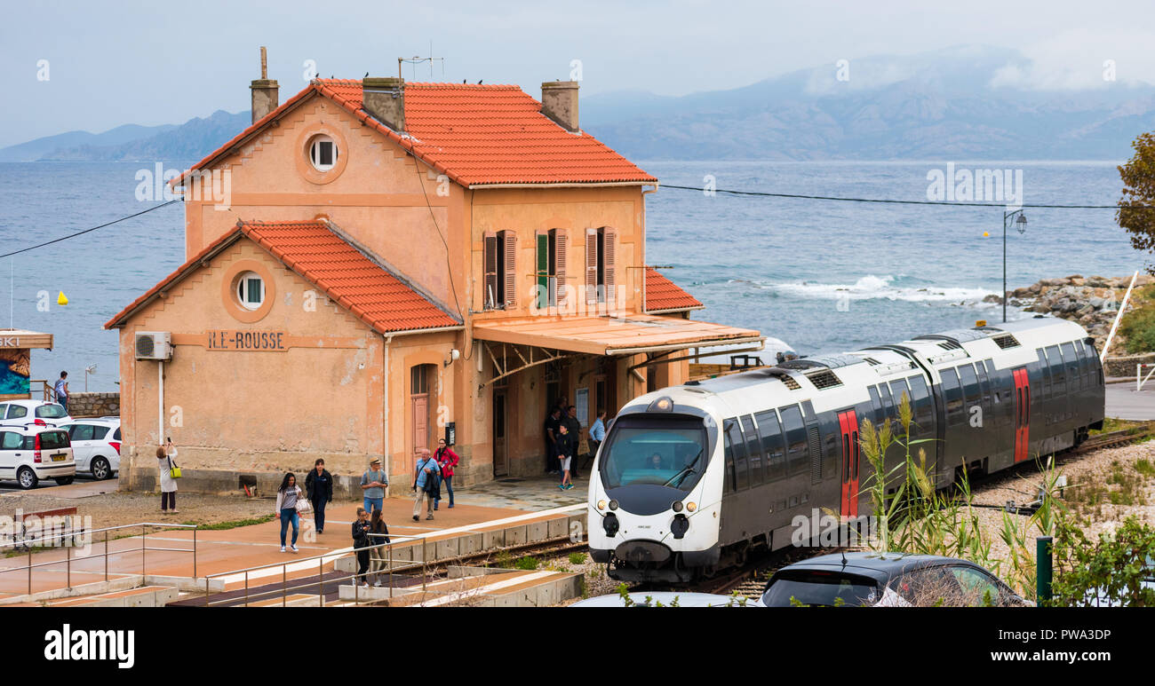 Ile rousse train hi-res stock photography and images - Alamy