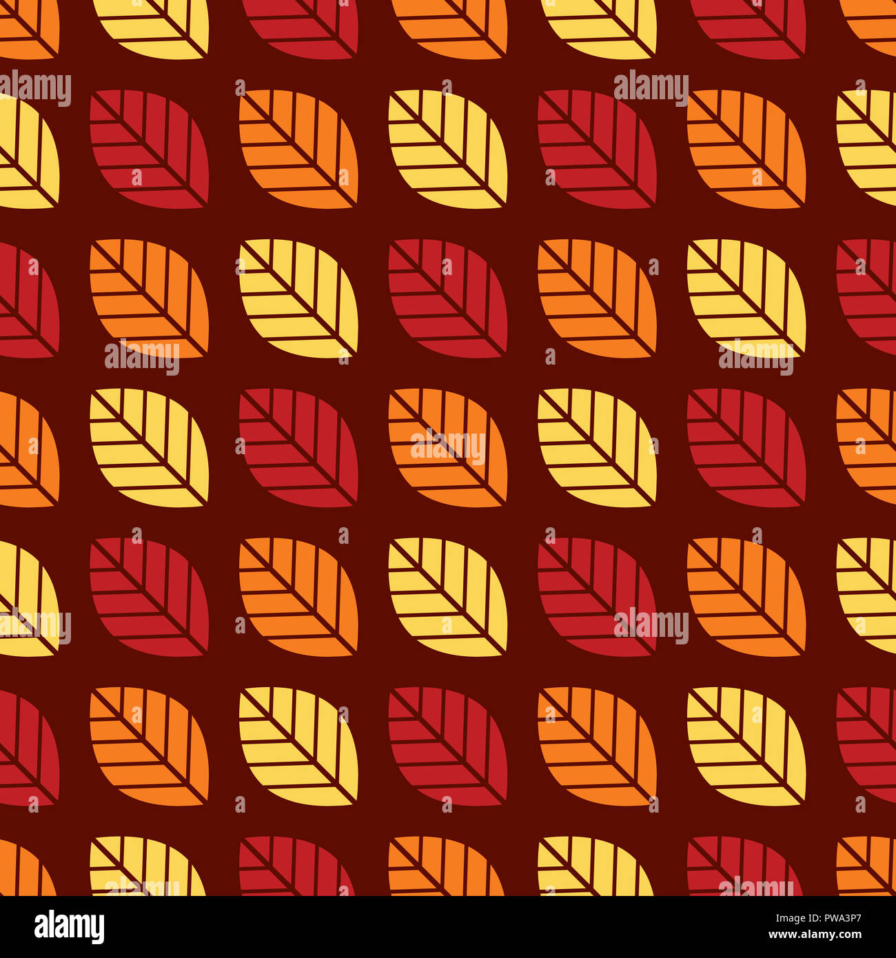 Seamless fall leaf pattern hi-res stock photography and images - Alamy